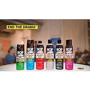 BOP Fly and Mosquito Killer, 16.5 oz, Easy to Use Pest Control Spray, Kills Bugs On Contact and Keeps Your Home Insect Free, Indoor/Outdoor Use for Quick Results