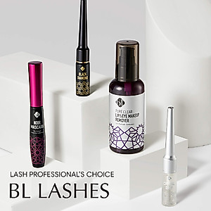 BL Lashes Noir Mascara | lash extension nourishing mascara | Voluminous, Oil free, Smudge proof, Lash Growth promoting aftercare lash extension product, Black 8 ml