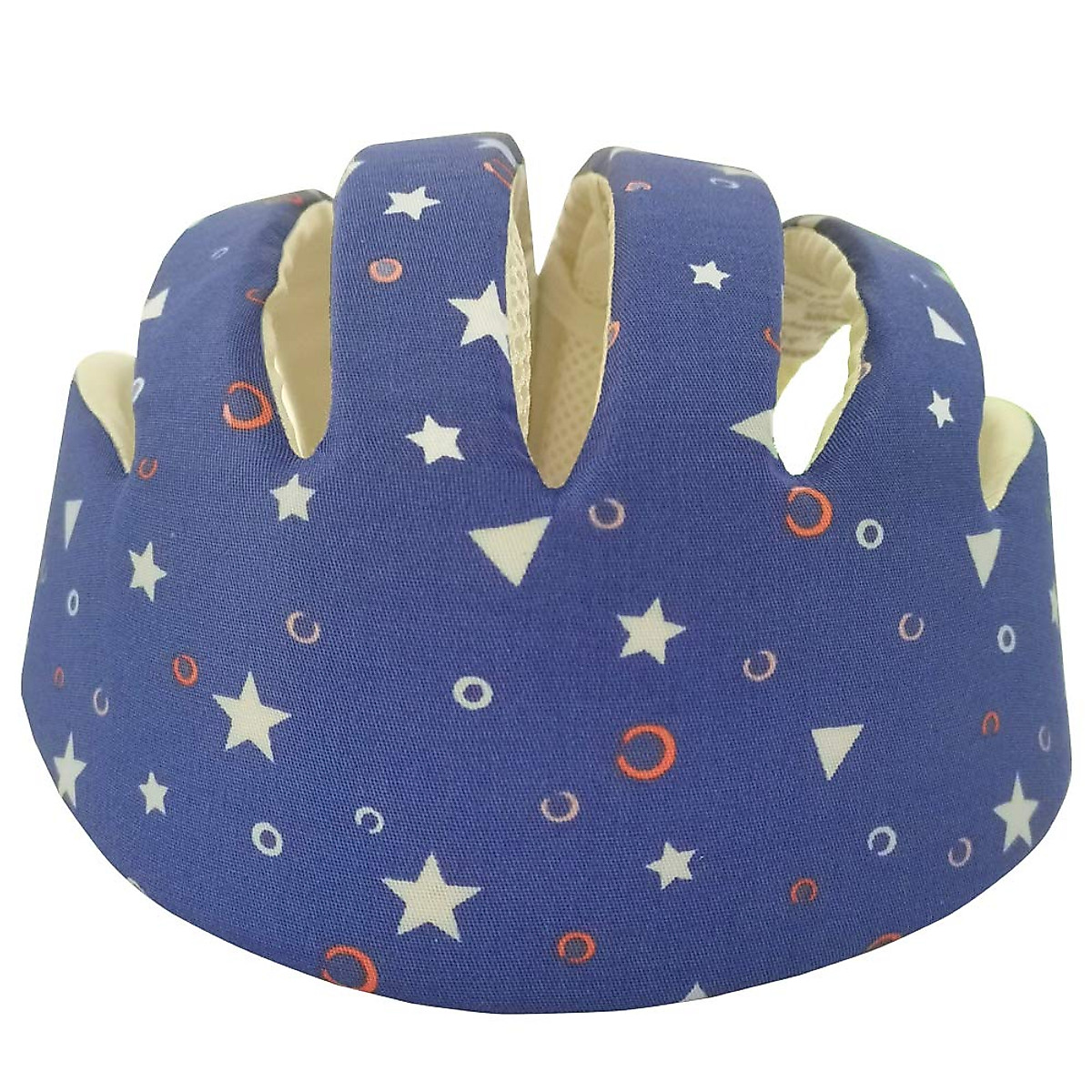 Huifen Baby Helmet, Children Infant Toddler Adjustable Infant Helmet Learning to Walk Playing Baby Helmet for Crawling Walking (Starry Blue)