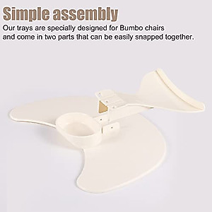 Seat Tray Compatible with Bumbo Seat, Baby Seat Tray for Feeding and Play Easy to Install and Remove Floor Seat Activity Tray Accessory for Bumbo Seat