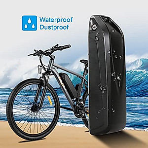 IASOBLI 48V Ebike Battery, 20Ah Electric Bicycle Lithium Samsung32E Cell Battery for Bafang AW Ebikeling Ancheer Voilamart and Other Motors from 0 to 1500W, with Base and Charger and Waterproof Cover