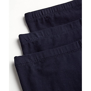 French Toast Girls Biker Shorts - 3 Pack Under Shorts for Uniforms, Skirts, Dresses - Dance Cartwheel Shorts for Girls (4-16), Size X-Large, Navy/Navy/Navy