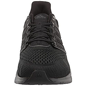 adidas Men's EQ21 Trail Running Shoe, Black/Black/Black, 12