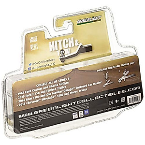 Greenlight 1: 64 Hitch & Tow Series 5-1967 Ford Custom & Shasta 15' Airflyte Diecast Vehicle