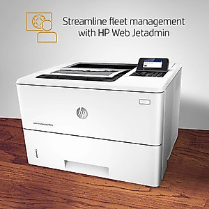 HP Laserjet Enterprise M506n Laser Printer with Built-in Ethernet (F2A68A) (Renewed)