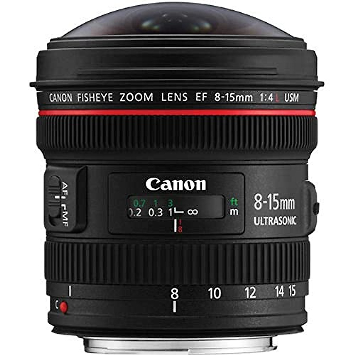 Canon EF 8-15mm f/4L Fisheye USM Ultra-Wide Zoom Lens for Canon EOS SLR Cameras