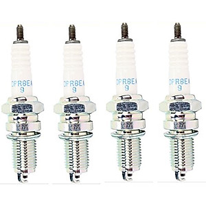 NGK (4929) DPR8EA-9 Spark Plug - Pack of 4