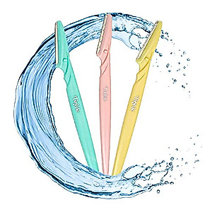 Tinkle Eyebrow Razor, 3ct per pack (1pk) Dermaplaning Razor Tool | Skincare Party Favors | Dermaplaning Tools Beauty Holiday Stocking Stuffers Gift