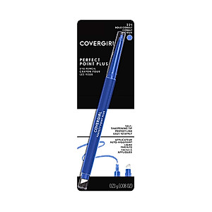 COVERGIRL Perfect Point Plus Eyeliner, Bold Cobalt, 0.008 Ounce, Pack of 2