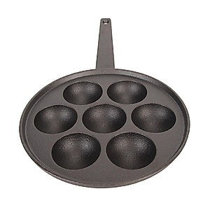 7 Holes Nonstick Takoyaki Grill Pan Deepened Enlarged Cast Iron Takoyaki Maker for Restaurant Hotel Household Kitchen Use