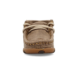 Twisted X Infant's Chukka Driving Moc, Moc Toe, Dusty Tan, 2 M