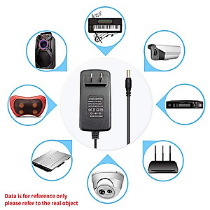 12V 3A Power Supply Adapter, Yetaida Wall Mounted AC 110-240V to DC 12V Transformers, Switching Power Supply for 12V LED Strip Lights,12 Volt 3 Amp Power Adaptor with 5.5 x 2.5mm US Plug