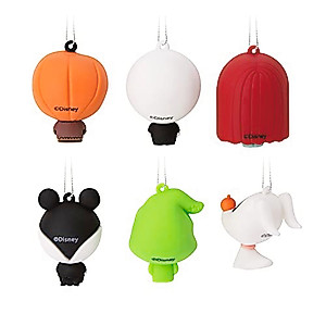 Hallmark Disney Tim Burton's The Nightmare Before Christmas 1" Miniature Shatterproof Christmas Ornaments, Set of 6 Mini Ornaments, Shatterproof