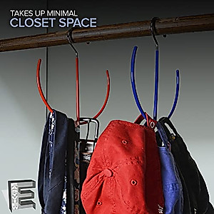 Belt Scarf Hanger Space Saving Organizer Hanging Multi Purpose Ties Shoe Rack Gym Bag Organizer Closet Organization EASYVIEW