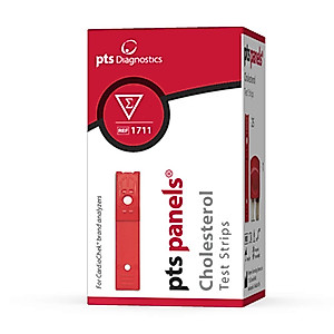 PTS Panels #1711 Test Strips (25 strips /box) Total Cholesterol for White CardioChek ST or Gray PA Analyzers