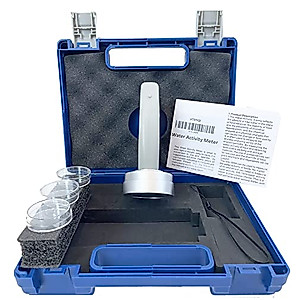 VTSYIQI Water Activity Meter Food AW Tester Monitor Water Analyzer for Grain Fruits Vegetables Breads Biscuits Cakes Puffed Food 6 bit Backlight Digital Display