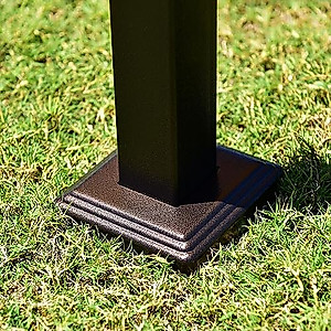 BBQ Gazebo Canopy 12ft. x 9ft. Pergola Kit Gazebo & Removable Canopy Cover Patio Furniture Shelter Grill Gazebo Shelter for Patio, Garden