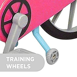 THE NEW YORK DOLL COLLECTION 18" Doll Scooter & Helmet Set - 18in Dolls Accessories Doll Bike Accessories Play Set and Doll Helmet (Doll Bike)