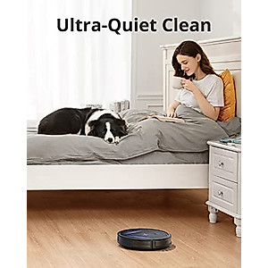 eufy by Anker, RoboVac G20, 2500 Pa Strong Suction, Dynamic Navigation, Voice Control, Ultra-Slim, App, Robot Vacuum, Compatible with Alexa, Ideal for Hard Floors and Pet Hair