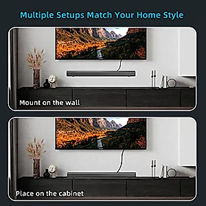 dyplay Sound Bar for TV with HDMI, 120Watt 30 Inch Soundar, Bluetooth 5.0 TV Soundbar Speaker, 4 EQ Modes, HDMI/Optical/AUX/TF/USB Connection, Built-in DSP, Remote Control and Wall Mountable