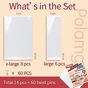 Polamg Anti Cat Scratch Furniture Protector-14 Pack Single Side Couch Protector for Cats, Self-Adhesive Cat Tape for Furniture, Cat Scratch Deterrent for Furniture Door Walls