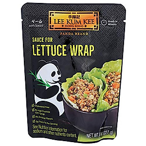 Lee Kum Kee Panda Brand Sauce for Lettuce Wraps, 0g Trans Fat, No Artificial Flavors, No High Fructose Corn Syrup, Cholesterol Free, 8 Ounces (Pack of 6)