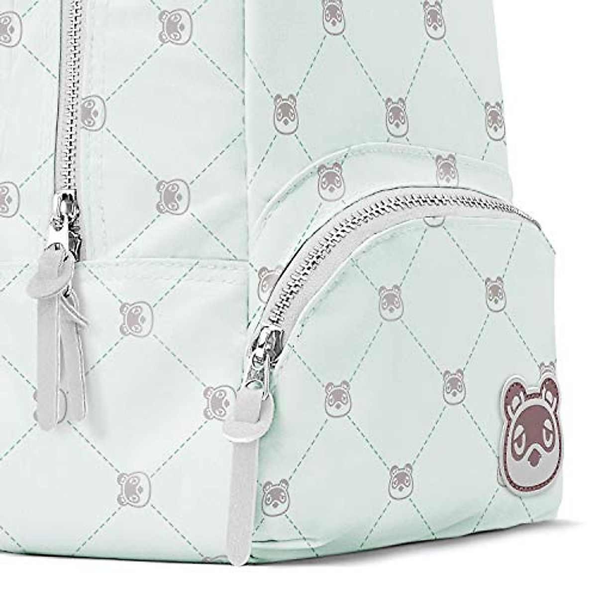 Controller Gear Animal Crossing - Small Backpack Mini Bookbag Travel Bag for Console & Accessories - Tom Nook Quilted