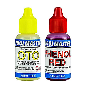 Poolmaster 23225 1/2-Ounce OTO and Phenol Red Replacement Indicator Solutions for Spa and Swimming Pool Water Testing, Small, Multi