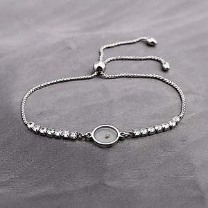 YLWJSP Mustard Seed Bracelet Christian Gift Mustard Seed Jewelry Bracelet Faith Gift Inspirational Jewelry Religious Gift for Women (Seed Br)