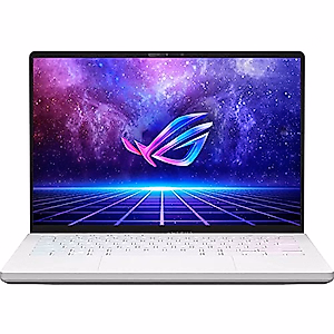 ASUS ROG Zephyrus G14 Moonlight White Gaming Laptop 14.0" 120Hz WQXGA (2560x1600) Display (AMD Ryzen 9 6900HS, 40GB DDR5, 1TB SSD, Radeon RX 6800S 8GB, Backlit KYB, WiFi 6E, Win11H) w/Dockztorm Dock