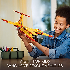 LEGO Technic Firefighter Aircraft Building Toy, Model Airplane Set 42152, with Authentic Fire Rescue Details, Engineering Fire Plane Fun for Boys, Girls, and Kids Ages 10+ Years Old, Airplane Gift