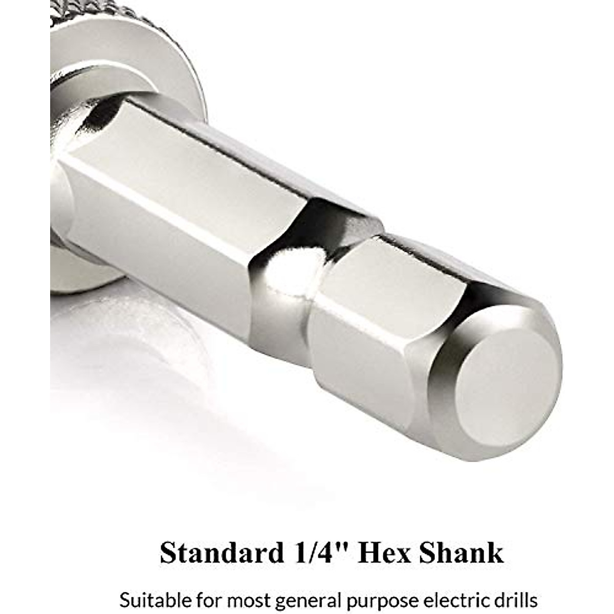 QWORK VIX Bits Self Centering Clic Change Door Hinge Drill Bit Set High-Speed Steel, 5/64", 7/64", 9/64", 11/65", 5mm, 13/64", 1/4"(Black)