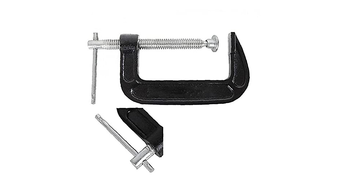 Heavy Duty 3-Inch C-Clamp Set for Woodworking & Metalwork