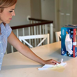 Grab•a•Rag Microfiber Cleaning Cloth, Soft Highly Absorbent Lint-Free Streak-Free Reusable Microfiber Towel Wipes for House, Kitchen, Bathroom, Car, Electronics, TV Screen, Pack of 75 (11.7" x 12.3")…