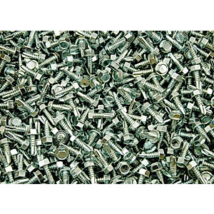 (500) Hex Washer Head 1/4 x 3/4 Self-Drilling Tek Screw IHW #14