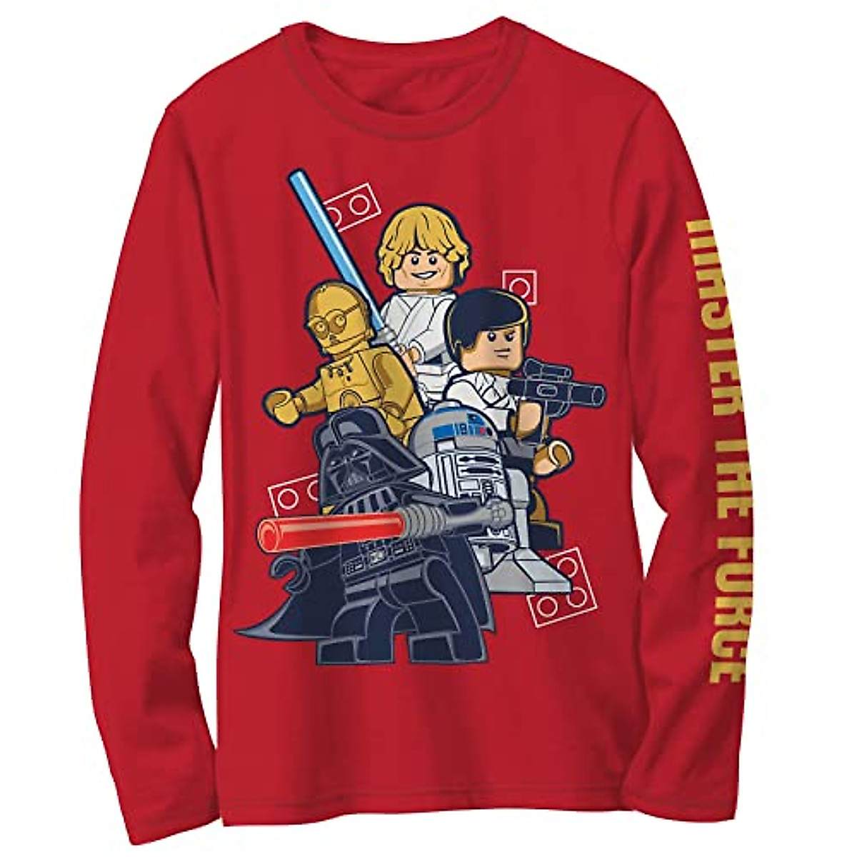 Isaac Morris Lego Star Wars Big Boys Long Sleeve Tee, Red, 10-12 Years