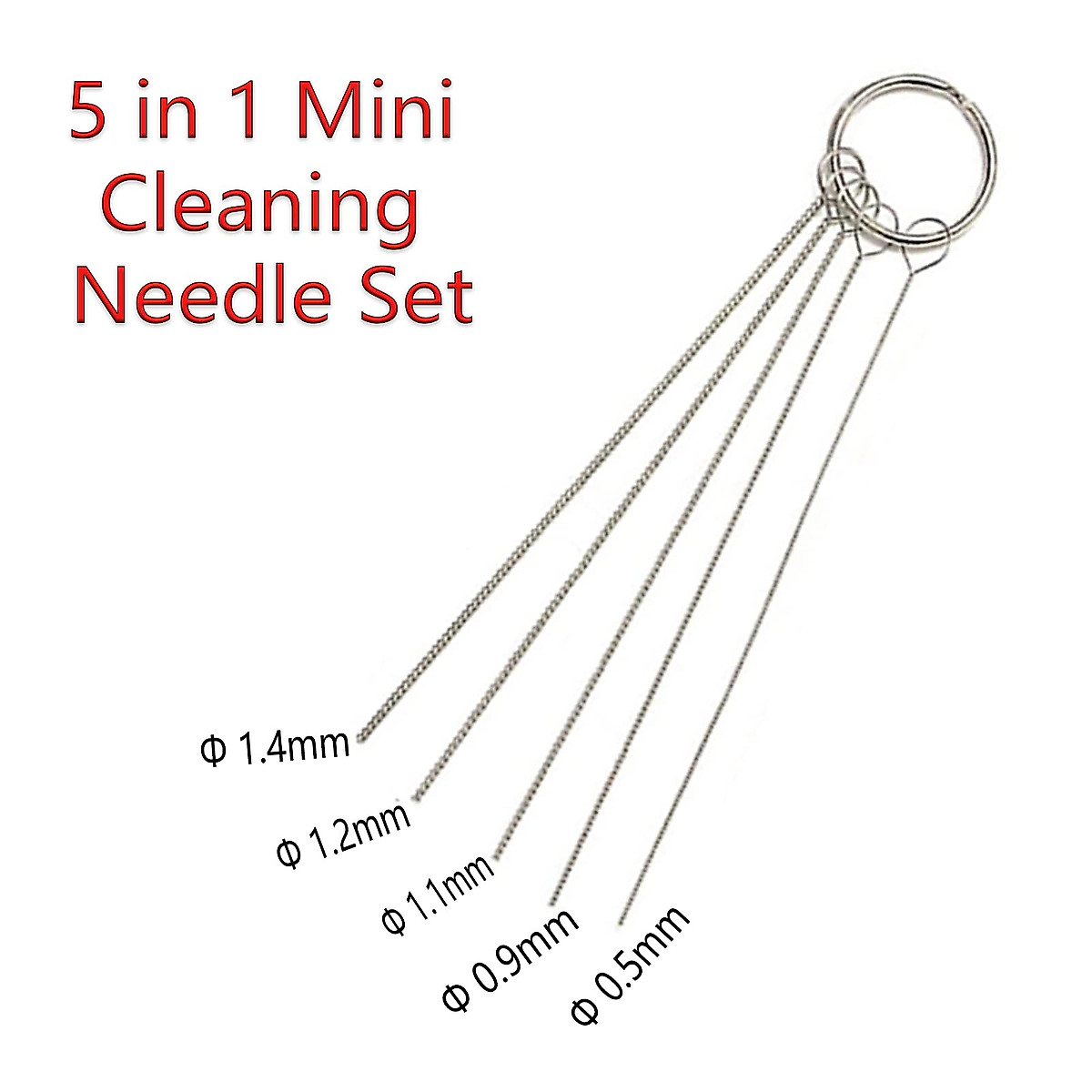 Joyangy Airbrush Cleaning Kit, Spray Gun Cleaning Brush Kit, Air Brushes Cleaner Kit for Painting Kit, 1 Set 5Pcs Cleaning Needles, 1 Set 5Pcs Cleaning Brushes and 1 Wash Needle…