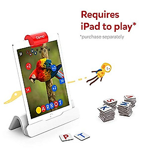 Osmo - Genius Starter Kit for iPad (New Version) + Osmo iPad Case Bundle - Problem Solving & Creativity (Ages 6-10) (OSMO iPad Base Included)