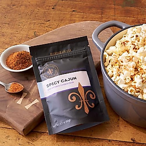 Christmas Movie Popcorn Kit - Half-Pound of Holipop Popcorn and Salt and Vinegar Seasoning
