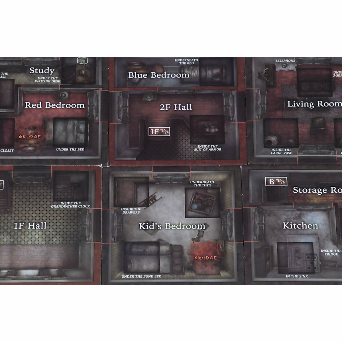 Hako Onna | Japanese Horror Hide-And-Seek Board Game By Go Ejin | WizKids