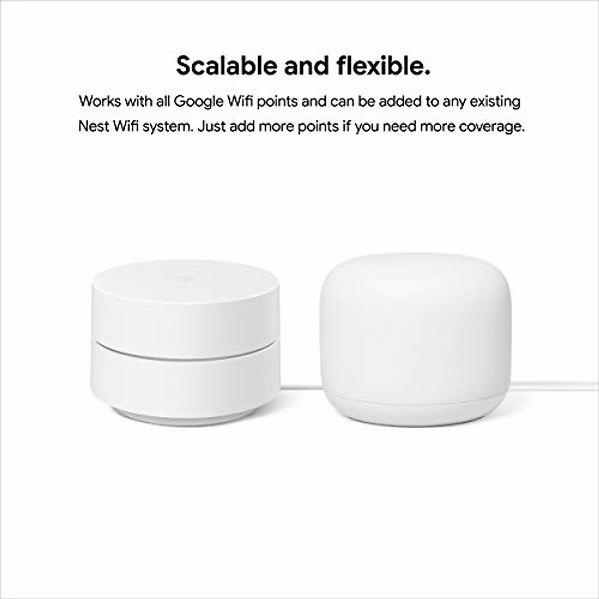Google Wifi - AC1200 - Mesh WiFi System - Wifi Router - 1500 Sq Ft ...