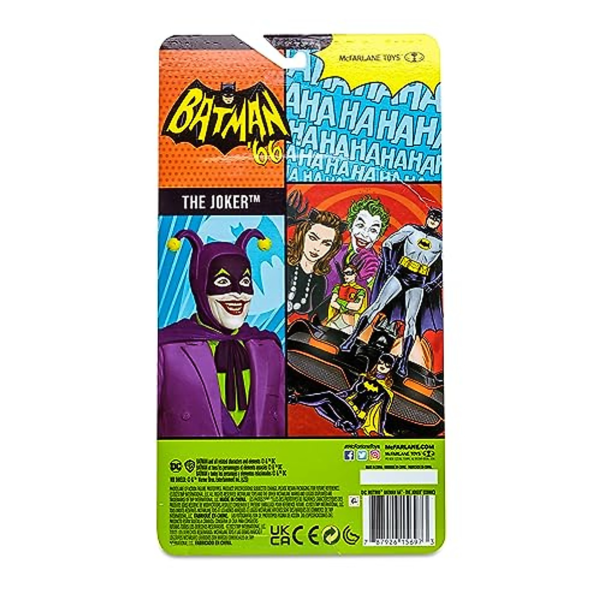 McFarlane Toys - DC Retro The Joker (Batman 66' Comic) 6in Action Figure