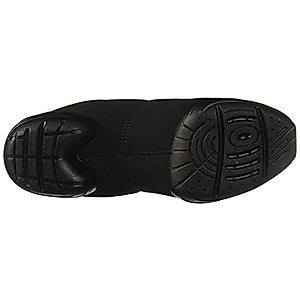 Capezio unisex-adult Black Canvas Dance Sneaker, 7 M US