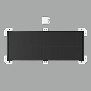 Alrska 7Pcs Solar Panel ABS Bracket Outdoor RV Yacht Flat Roof Camper Plastic Photovoltaic Bracket