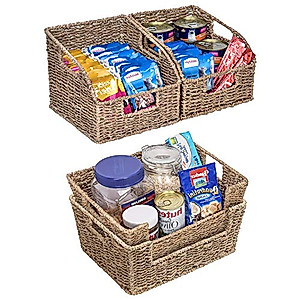 StorageWorks Seagrass Wicker Baskets