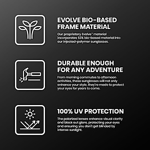 Suncloud Mayor Polarized Sunglasses – 100% UV Protection – Comfortable Fit, Trendy Design – for Men & Women – Matte Tortoise + Polarized Sienna Mirror Lenses