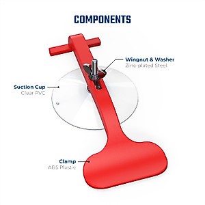 Convertible Doctor Suction Cup Clamps for Convertible Glass Windshield Repair/Gluing (6 Pack)