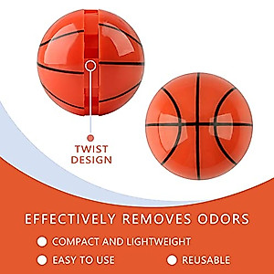 Knixmax Sneaker Deodorizer Balls, Shoes Gym Bags Lockers Car Air Fresheners, Sneaker Odor Eater Balls Shoe Deodorizers 6 Packs Cologne Soccer Basketball Baseball