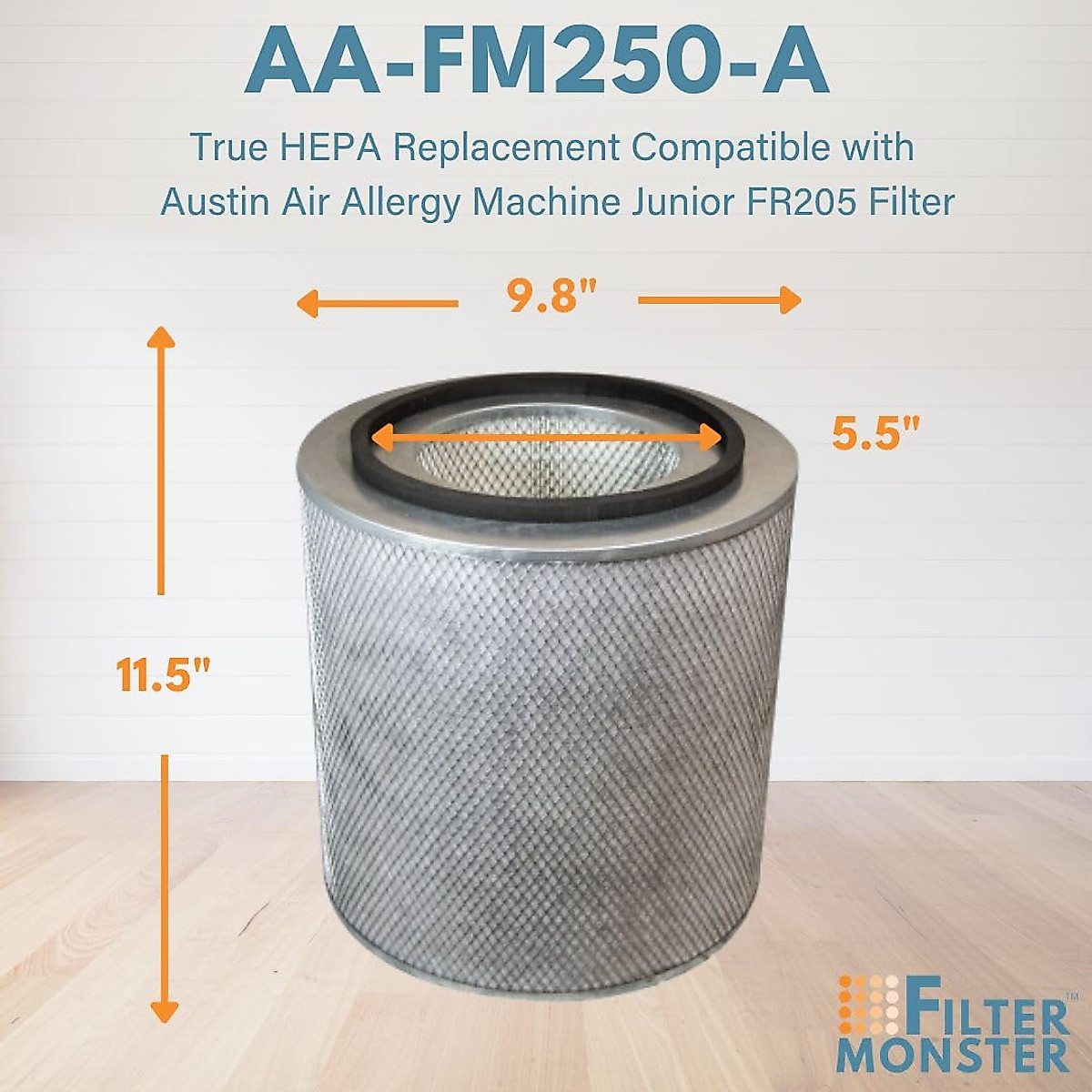 Filter-Monster - Replacement Compatible with Austin Air Allergy Machine Junior (HM205) Filter with Pre-Filter