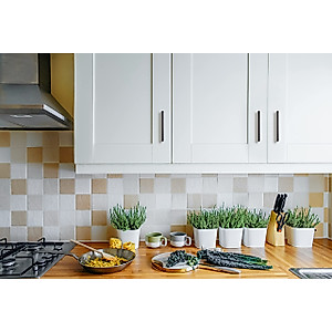 Ravinte 30 Pack Solid 5 Inch Center to Center Slim Square Bar Drawer Handles Kitchen Cabinet Handles Oil-Rubbed Bronze Drawer Pulls Kitchen Cabinet Hardware Kitchen Handles Cabinet Pulls